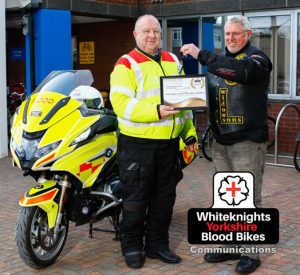 New Riders Needed for New Blood Bike… | Whiteknights Yorkshire Blood Bikes